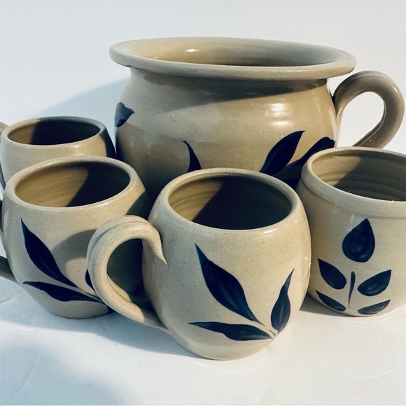 Accents | 5piece Clay Pottery Set | Poshmark